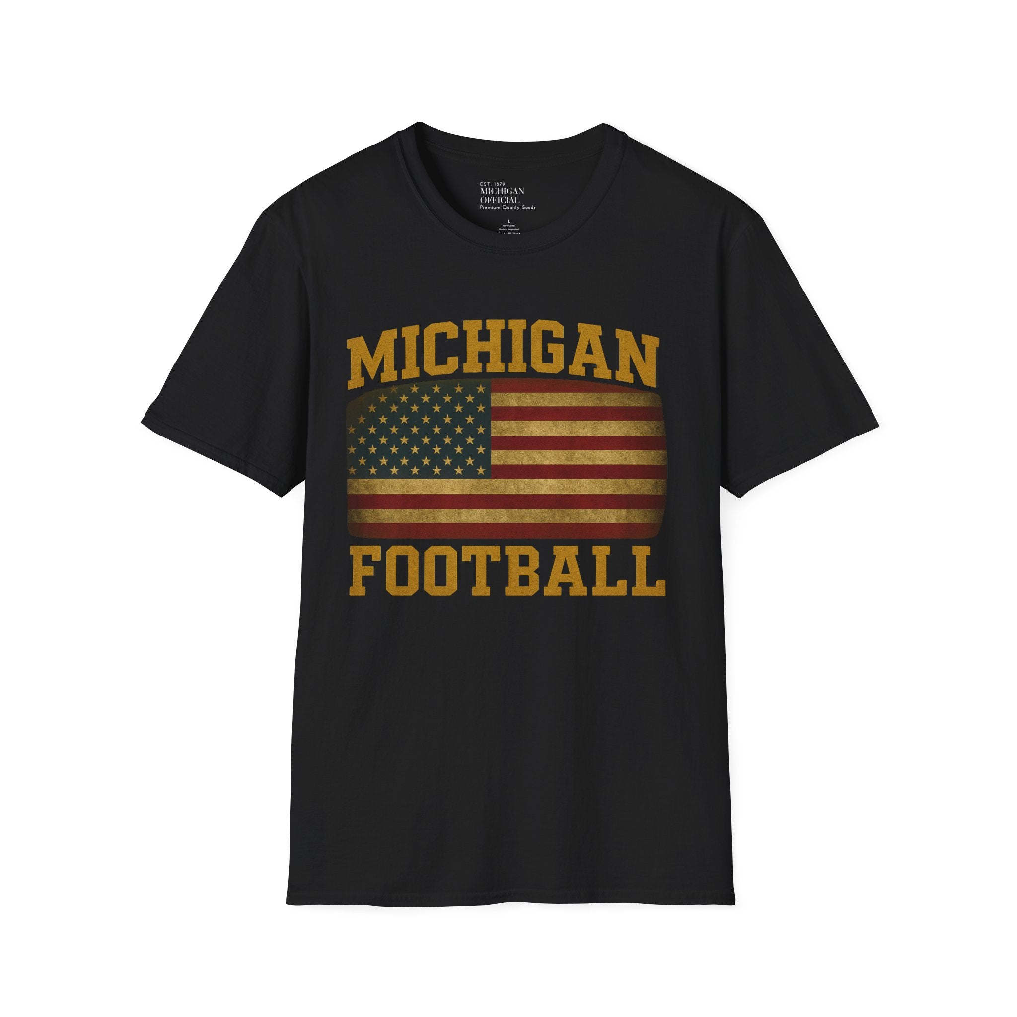 Michigan Football Patriotic Vintage T-Shirt – The Michigan Wolverines